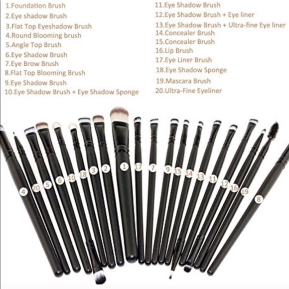 Makeup | 2 Pc Professional Makeup Brush Set | Poshmark